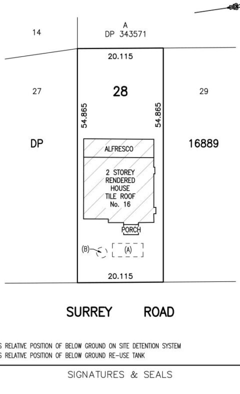 Section 88B Instrument - C&A Surveyors